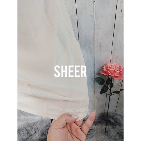 Col Story | Tops | Col Story Sheer Tank With Lace Back Spring Summer ...